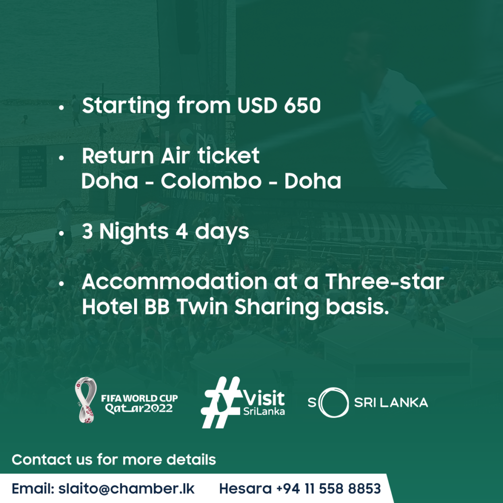Launch of Special Packages During FIFA World Cup 2022 - Embassy of Sri ...