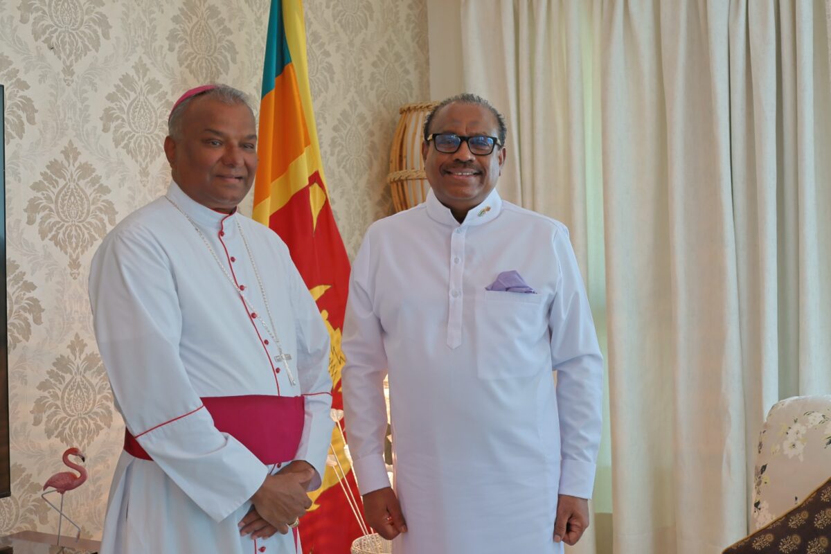 H.E the Ambassador of Sri Lanka met most Rev. Dr. Raymond ...