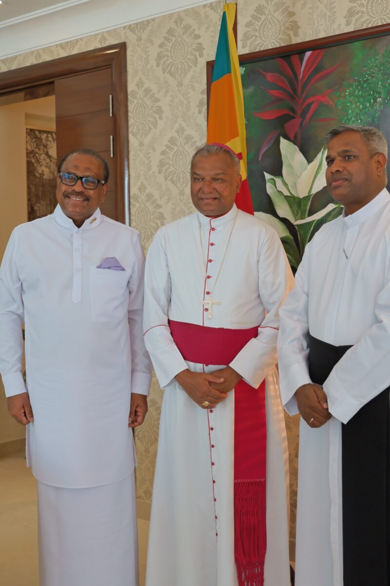 H.E the Ambassador of Sri Lanka met most Rev. Dr. Raymond ...