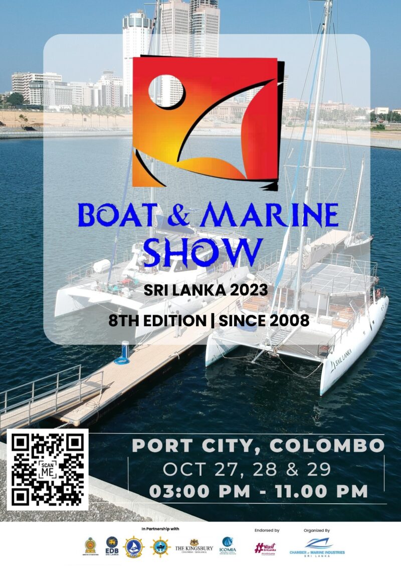 BOAT & MARINE SHOW SRI LANKA, 27TH - 29TH OCTOBER 2023 AT PORT CITY ...